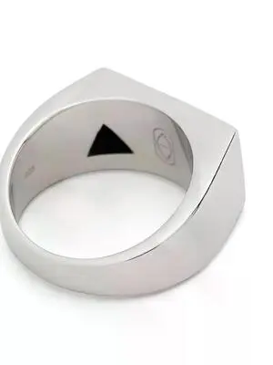 CAPSULE ELEVEN Sterling And Onyx Signet Ring