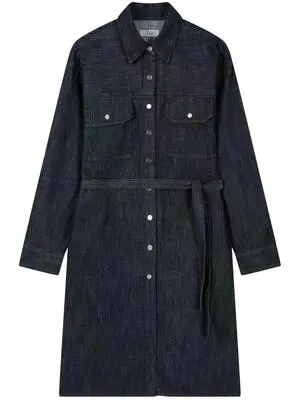 STUDIO TOMBOY Denim Shirt Midi Dress - Blue