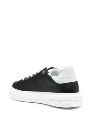 BALDININI Two-tone Low-top Sneakers With Perforated Detailing