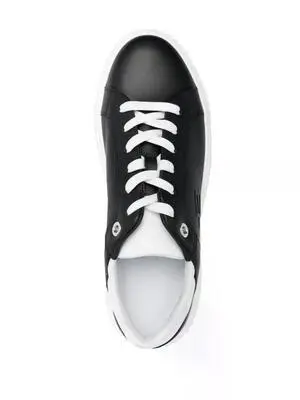 BALDININI Two-tone Low-top Sneakers With Perforated Detailing