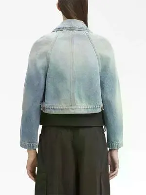 Palm Angels Paris Cropped Denim Jacket