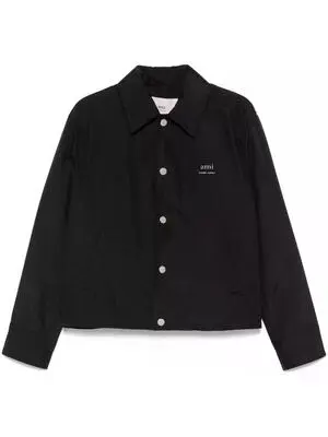 AMI Paris Logo-lettering Shirt Jacket