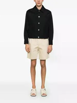 AMI Paris Logo-lettering Shirt Jacket