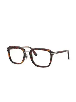 Persol Square Frame Eyeglasses - Brown