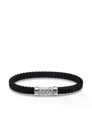 David Yurman Sterling Chevron Station Bracelet - Silver
