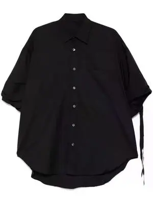 MARINA YEE Wool Shirt With Dart Detailing And Strap Embellishments