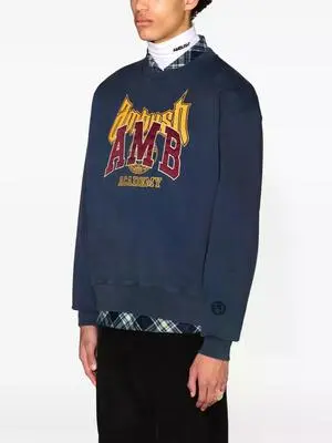 AMBUSH Logo-appliqué Sweatshirt - Blue