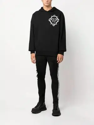 Philipp Plein Skinny Jeans With Stripe Detail