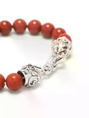 Emanuele Bicocchi Jasper Beaded Bracelet - Red