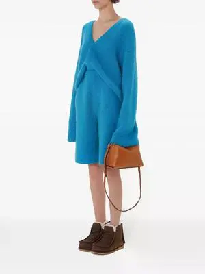 JW Anderson Logo-appliqué Knit Bermuda Shorts