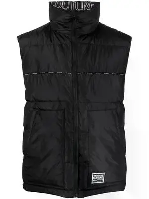 Versace Padded Gilet - Black