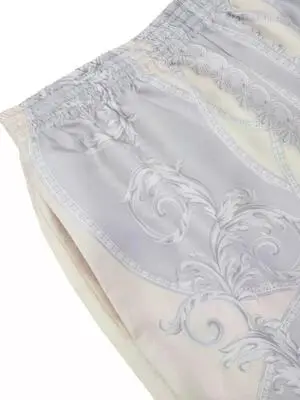 Versace La Coupe Des Dieux Printed Shorts - Neutrals