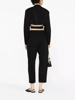 Stella McCartney High-rise Cropped Wool Trousers