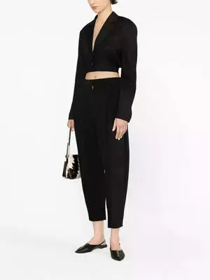 Stella McCartney High-rise Cropped Wool Trousers