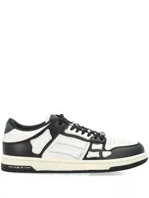 Amiri Skel Colour-block Leather Sneakers - Black