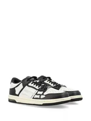 Amiri Skel Colour-block Leather Sneakers - Black