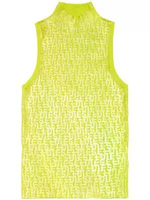 DIESEL® Monogram-print Cotton Tank Top
