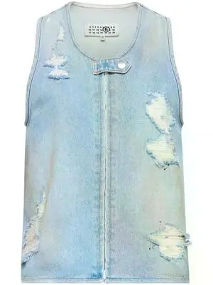 Maison Margiela Distressed Vests For Women