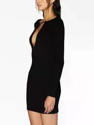 AMBUSH V-neck Stretch-jersey Mini Dress