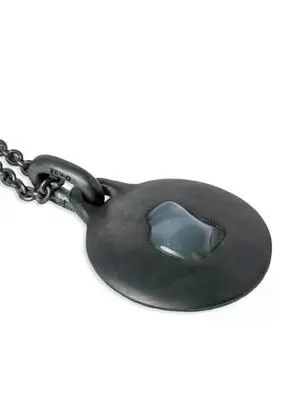 PARTS OF FOUR Disk Pendant Necklace With Opal Stone