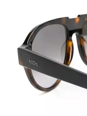Mcm Tortoiseshell Aviator Sunglasses