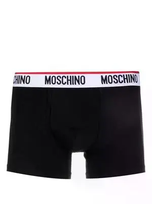 Moschino Logo-print Boxers Set - Black