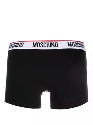 Moschino Logo-print Boxers Set - Black