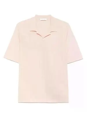 CRUCIANI Textured-knit T-shirt - Pink