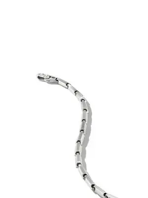 David Yurman Sterling Faceted Link Bracelet