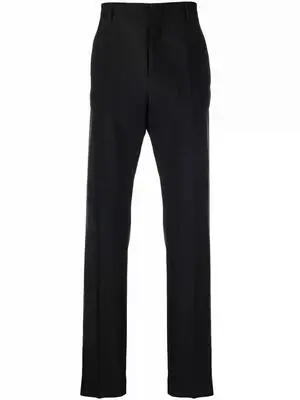 Valentino Garavani High-waisted Straight-leg Trousers - Black