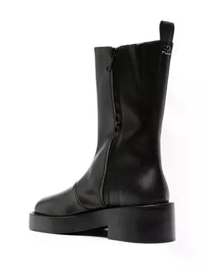 COURREGES Calf Leather Ankle Boots