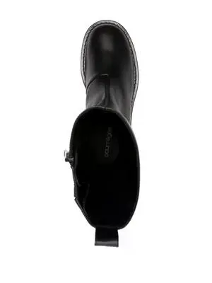 COURREGES Calf Leather Ankle Boots