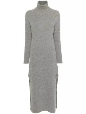 GOLDEN GOOSE Ribbed Knit Maxi Dress
