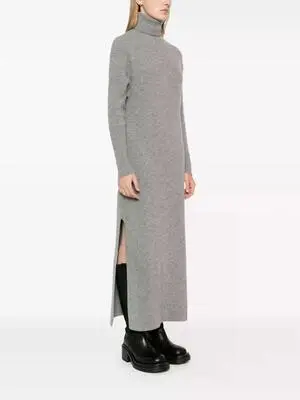 GOLDEN GOOSE Ribbed Knit Maxi Dress