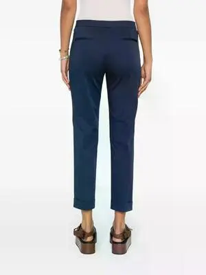 Etro Cropped Stretch-cotton Trousers