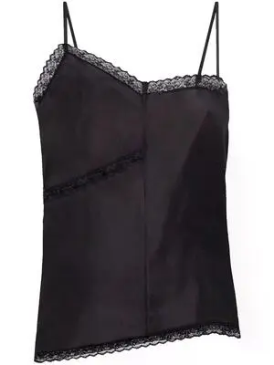 MAISON MARGIELA Silk Lace Trimmed Camisole