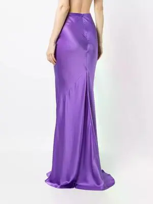 Michelle Mason Bias Maxi Skirt