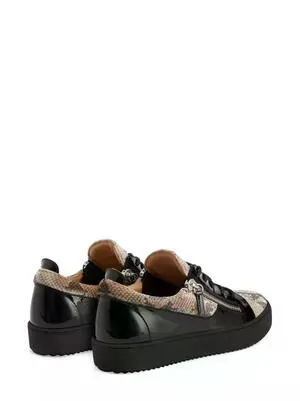 GIUSEPPE ZANOTTI Frankie Double-zip Low-top Sneakers