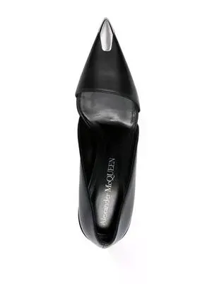 Alexander McQueen Punk 105mm Leather Pumps