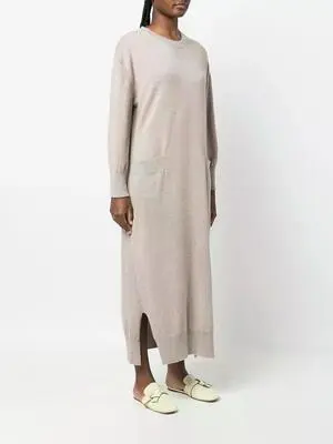 BARRIE Knit Midi Dress - Neutrals