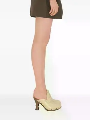 Burberry Logo Patch Parka With Drawstring Waist - Neutrals