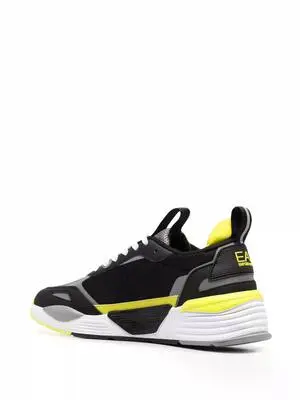 EA7 Side Logo-print Sneakers - Black