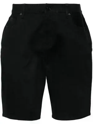 Armani Exchange Mid-rise Straight Leg Denim Shorts