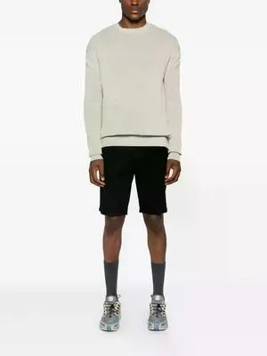 Armani Exchange Mid-rise Straight Leg Denim Shorts