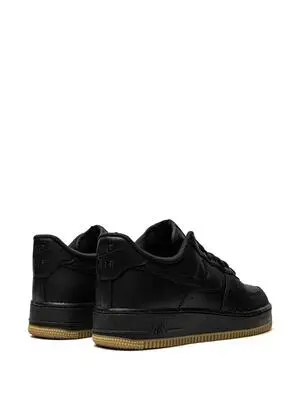 Nike Force 1 Low '07 Gum Sneakers - Black
