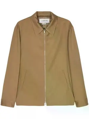 LANVIN Appliqué Logo Wool Jacket