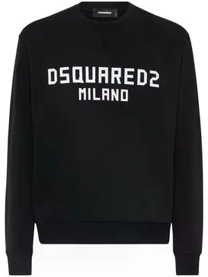 Dsquared2 Cotton Sweatshirt - Black