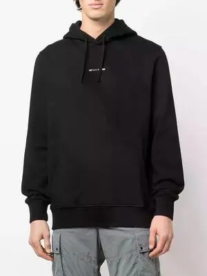 1017 Alyx 9sm Logo Print Cotton Hoodie