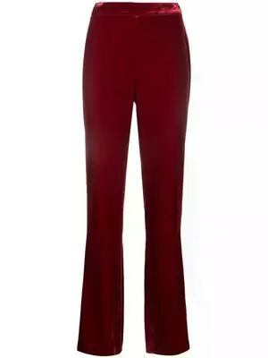 Moschino Velvet High-waisted Trousers