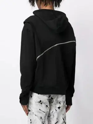 HELIOT EMIL Zipped Organic Cotton Hoodie